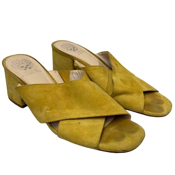 Vince Camuto | Shoes | Vince Camuto Sessa Size 95m Suede Leather Chunky ...